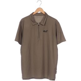 Jack Wolfskin Herren Poloshirt, grün, Gr. 54