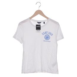 Gant Damen T-Shirt, weiß, Gr. 36