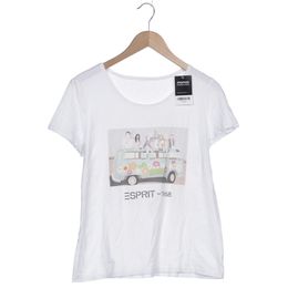 Esprit Damen T-Shirt, weiß, Gr. 38