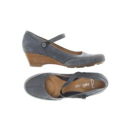 Clarks Damen Pumps, blau, Gr. 5