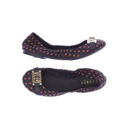 Lauren by Ralph Lauren Lauren Ralph Lauren Damen Ballerinas, schwarz, Gr. 7