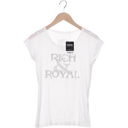 Rich & Royal Rich & Royal Damen T-Shirt, weiß, Gr. 34