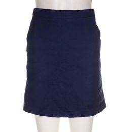 Massimo Dutti Damen Rock, blau, Gr. 34