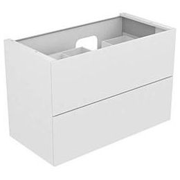 KEUCO Edition 11 Waschtischunterschrank 31256380100 105 x 70 x 53,5 cm, mit LED-Beleuchtung, Strukturlack Weiß