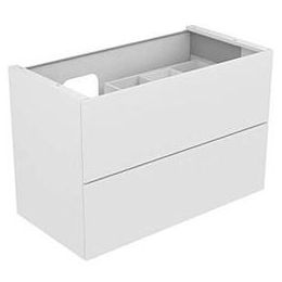 KEUCO Edition 11 Waschtischunterschrank 31255380100 105 x 70 x 53,5 cm, mit LED-Beleuchtung, Strukturlack Weiß