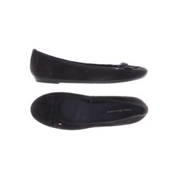 Tommy Hilfiger Damen Ballerinas, schwarz, Gr. 40