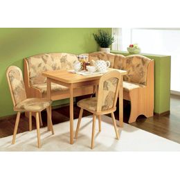 Eckbankgruppe Home Affaire Sitzmöbel-Sets Gr. B: 160 cm, beige (creme) 160120 cm