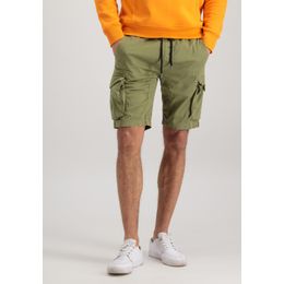 Sweatshorts Alpha Industries "Alpha Industries Men - Shorts Cotton Twill Jogger Short" Gr. L, Normalgrößen, grün (olive) Herren Hosen