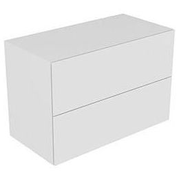 KEUCO Edition 11 Sideboard 31325330100 105 x 35 x 53,5 cm, mit LED-Beleuchtung, Lack schwarz gebürstet