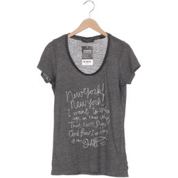 Maison Scotch Damen T-Shirt, grau, Gr. 36