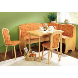 Eckbankgruppe Home Affaire Sitzmöbel-Sets Gr. B: 160 cm, orange (terrakotta) 160120 cm