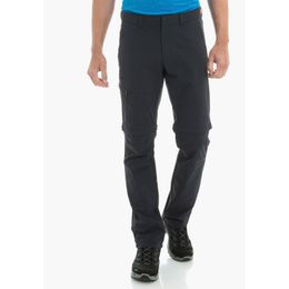 Schöffel Zip-away-Hose SCHÖFFEL "Pants Koper1 Zip Off" Gr. 102, Normalgrößen, schwarz Herren Hosen