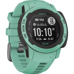 Smartwatch Garmin "INSTINCT 2S SOLAR" Smartwatches grün (pastellgruen) Fitness-Tracker