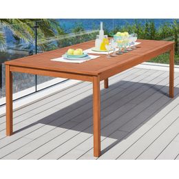 Gartentisch Merxx "Montana" Tische Gr. B/H/T: 110 cm x 76 cm x 220 cm, braun