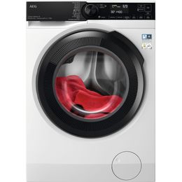 A (A bis G) AEG Waschmaschine "LR7EA610FL 914501652" Waschmaschinen ProSteam - Dampf-Programm für 96 % weniger Wasserverbrauch & Wifi weiß Frontlader