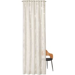 Schöner Wohnen Kollektion Vorhang SCHÖNER WOHNEN-KOLLEKTION "Deep" Gardinen Gr. 250 cm, verdeckte Schlaufen, 125 cm, weiß (white)