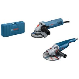 Bosch Professional Winkelschleifer "GWS 22-230 J + GWS" Schleifmaschinen blau