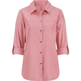 CR&Eacute;ATION L Damen Hemdbluse mit krempelbaren &Auml;rmeln rosenquarz Gr&ouml;&szlig;e 38