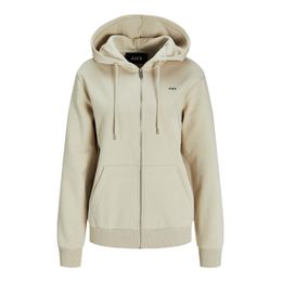 Jack & Jones Jjxx Zip-Up Hoodie 'JXAbbie' female Beige size L