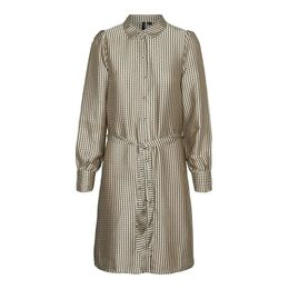 Véro Moda VERO MODA Kleid Damen Größe 36 hellbeige / dunkelbeige / schwarz Winterkleid