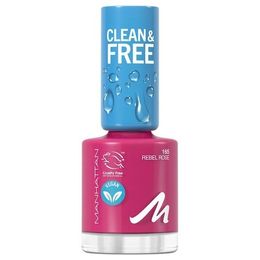 Manhattan Make-up Nägel Clean & Free Nail Lacquer 165 Rebel Rose / Sweet Pea