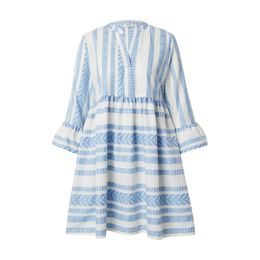 Jacqueline de Yong JDY Kleid Damen Größe 40 blau / weiß Winterkleid