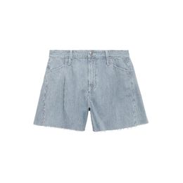 Mango Shorts 'IBIZA' Damen Gr&ouml;&szlig;e 32 blue denim / wei&szlig;