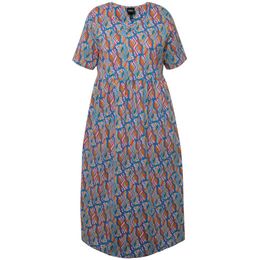 Ulla Popken Dress female Blue size 42-44