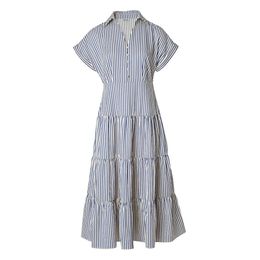 Salsa Jeans Shirt Dress female Blue size XL