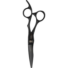 Olivia Garden Friseurscheren PowerCut Haarschneideschere 5,5" RH mattes Schwarz