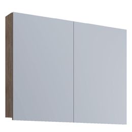 Vcm Spiegelschrank "Badinos" 80cm Sonoma-Eiche