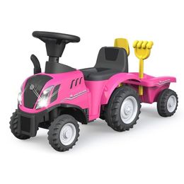 Rutscher New Holland T7, pink 91x29x44cm