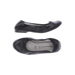 Tamaris Damen Ballerinas, schwarz, Gr. 36