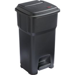 rothopro Treteimer HERA, Volumen 60 l, BxHxT 390 x 690 x 390 mm, schwarz