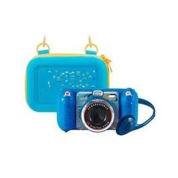 Vtech KidiZoom Duo Pro Sommerbundle, Digitalkamera blau, inkl. Tragetasche