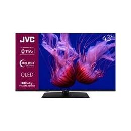 JVC LT-43VUQ3455, QLED-Fernseher 108 cm (43 Zoll), schwarz, UltraHD/4K, Triple Tuner, Smart TV, TiVo Betriebssystem