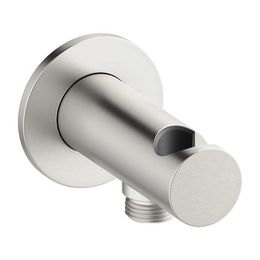 Damixa Brauseanschlusswinkel 1/2" mit integriertem Brausehalter, Stahl PVD, 48446 484464600