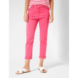 Brax Damen Five-Pocket-Hose Style MARY S, Pink, Gr. 40