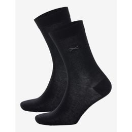 Brax Damen Socken 2er-Pack DamensockenSCHWARZ, Schwarz, Gr. 35-38