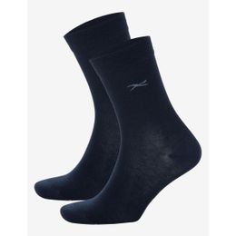 Brax Damen Socken 2er-Pack Damensocken, Blau, Gr. 35-38