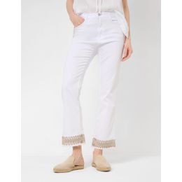 Brax Damen Five-Pocket-Hose Style MARY S, Weiß, Gr. 32