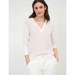 Brax Damen Shirt Style CLARISSA, Altweiß, Gr. 46