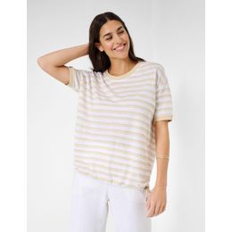 Brax Damen Shirt Style CANDICE, Beige, Gr. 38