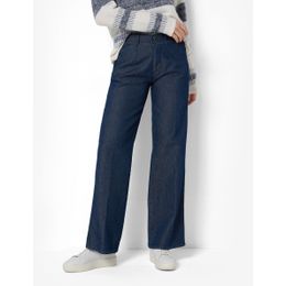 Brax Damen Palazzohose Style MAINE, Dunkelblau, Gr. 38