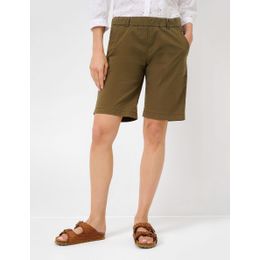 Brax Damen Bermuda Style MEL B, Khaki, Gr. 34