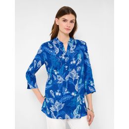 Brax Damen Bluse Style VELVET, Blau, Gr. 38