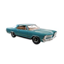 Maisto 31214 - Modellauto - Buick Riviera (metallic blau, Maßstab 1:26)