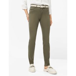 Brax Damen Hose Style SHAKIRA, Khaki, Gr. 34