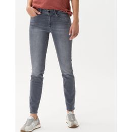 Brax Damen Röhrenjeans Style ANA, Grau, Gr. 34