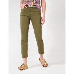 Brax Damen Five-Pocket-Hose Style MARY S, Olivgrün, Gr. 32